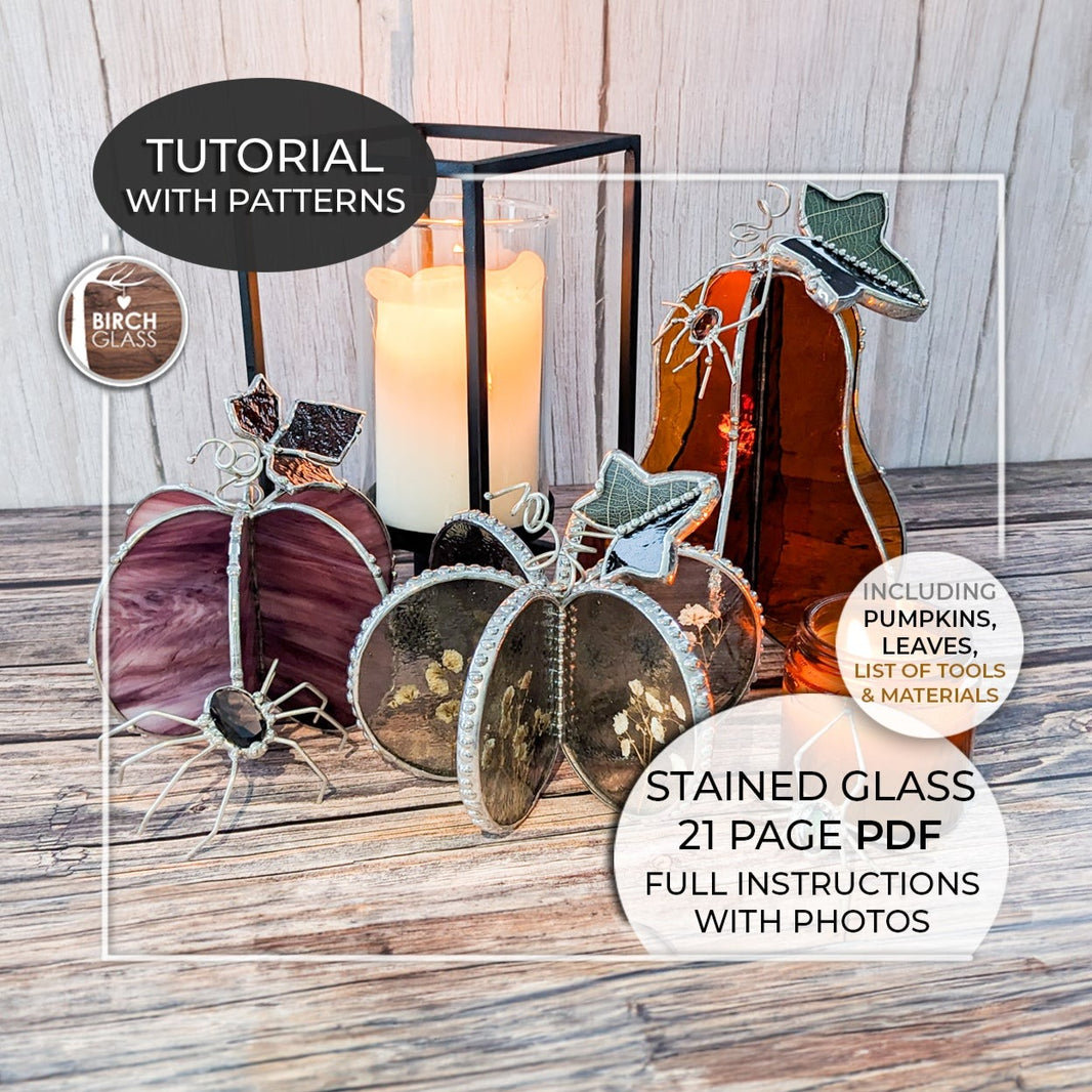 3D Stained Glass Tutorials Step By Step Instructions For Glass Artists ...