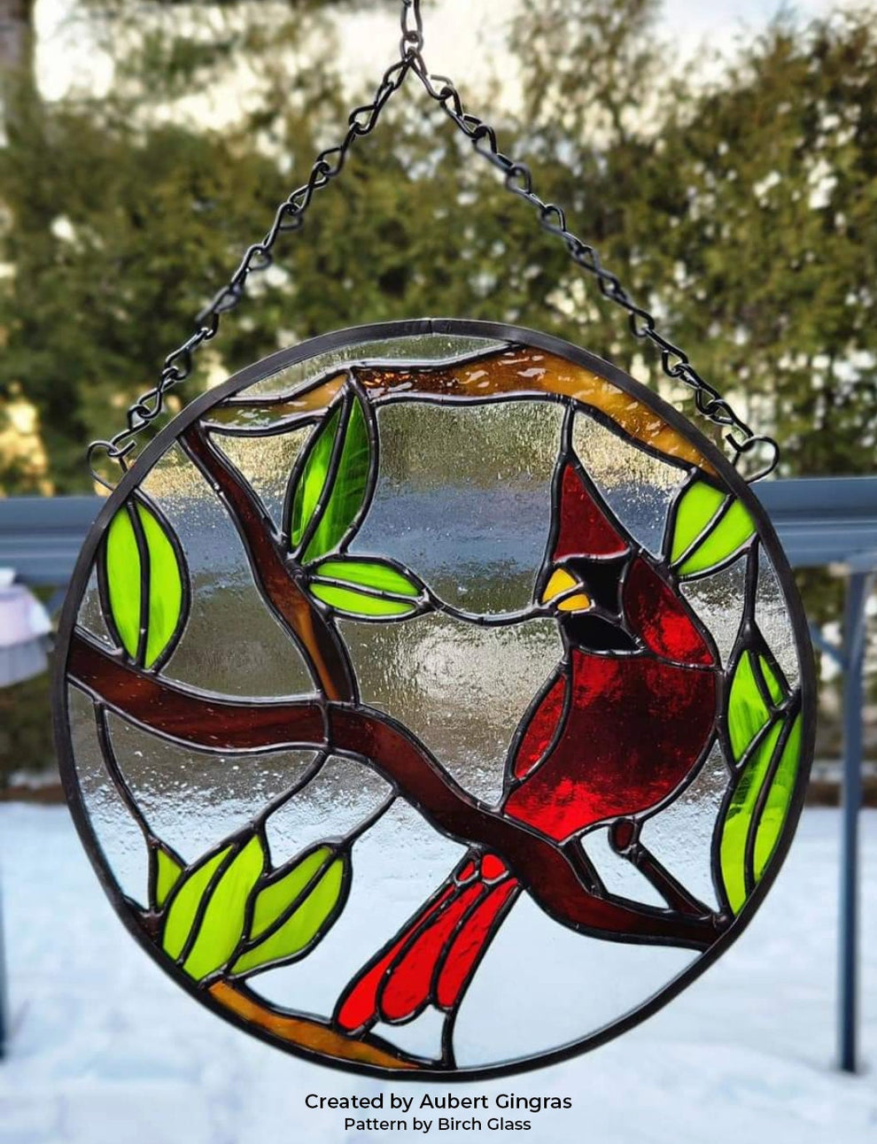 PATTERN • Cardinal Branches – Birch Glass