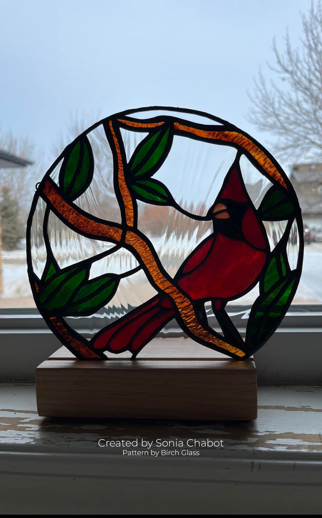 PATTERN • Cardinal Branches – Birch Glass